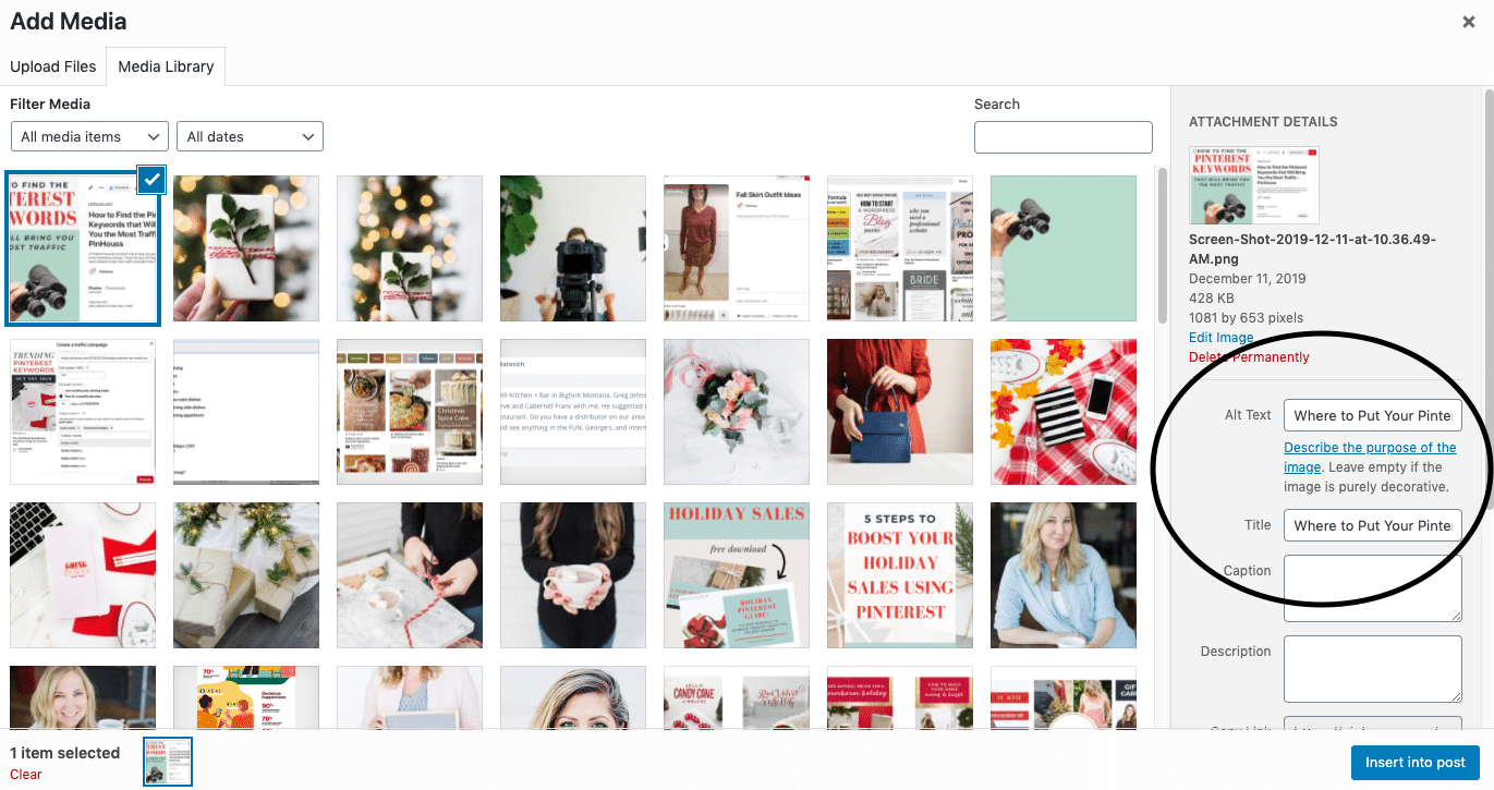 Where to Put Pinterest Keywords - PinHouss